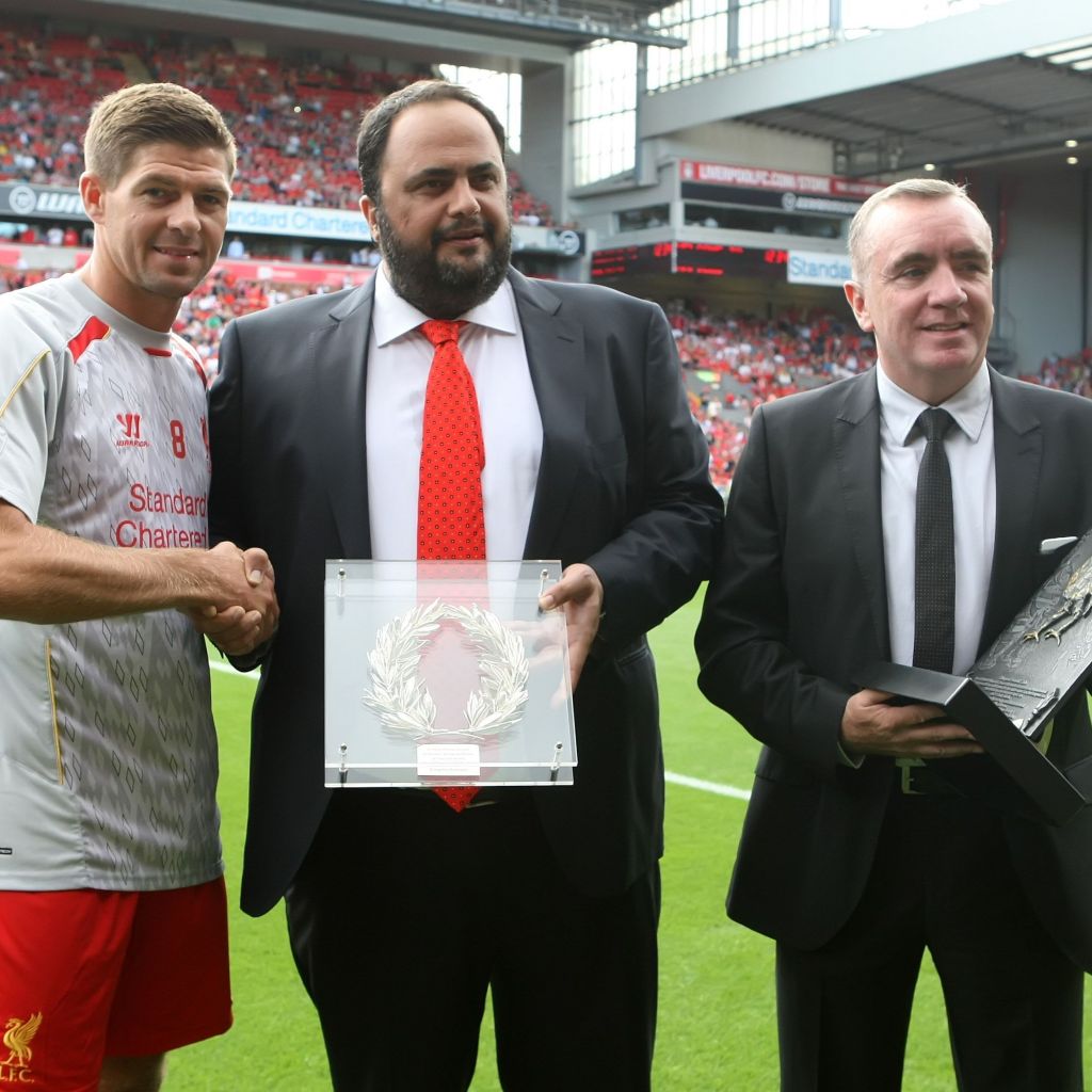 Photostory from Mr. Marinakis receiving a special award from Liverpool ...