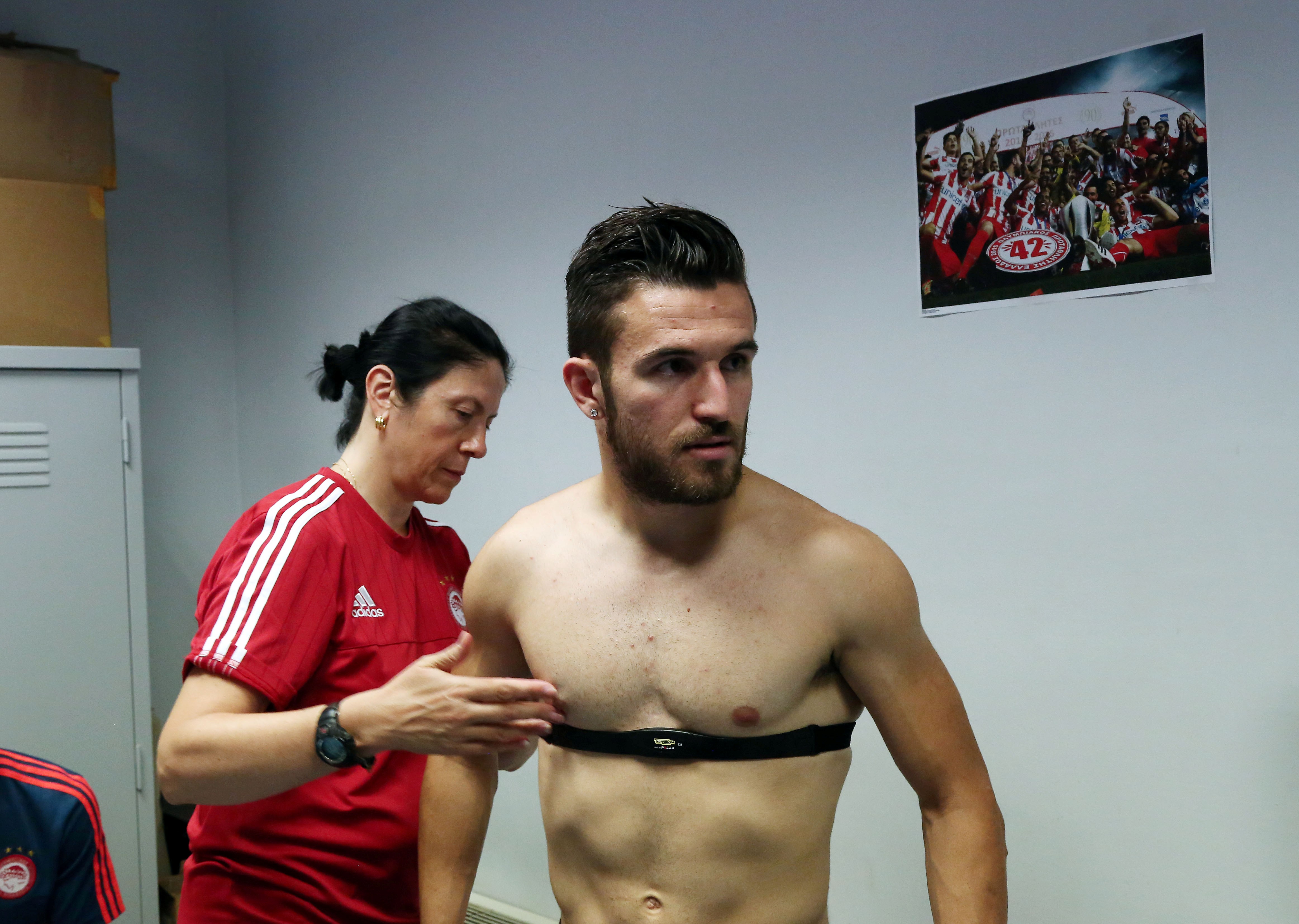Photostory: The players undergo ergometric tests (2nd Day) - ΟΛΥΜΠΙΑΚΟΣ ...