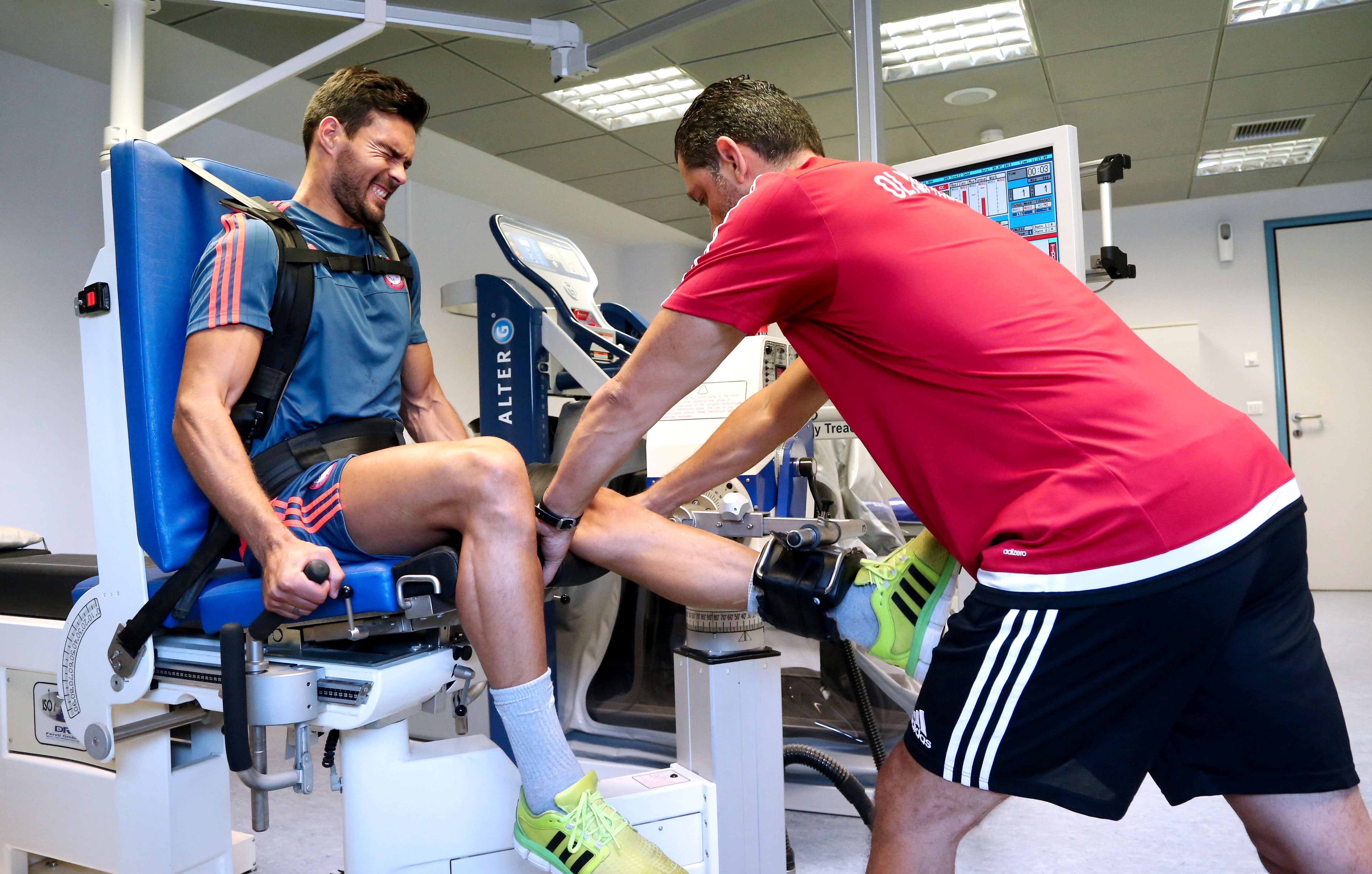 Photostory: The players undergo ergometric tests (3rd Day) - ΟΛΥΜΠΙΑΚΟΣ ...